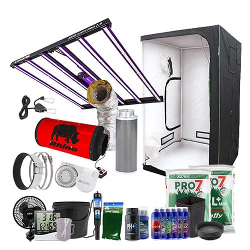 Complete Indoor Grow Kits Yield Lab 2x4 Ft 400w HID HPS And MH Soil