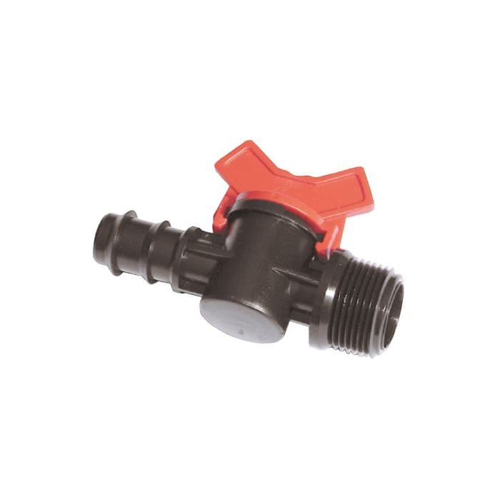 13mm Barbed Flow Control Tap to 1/2" MBSP